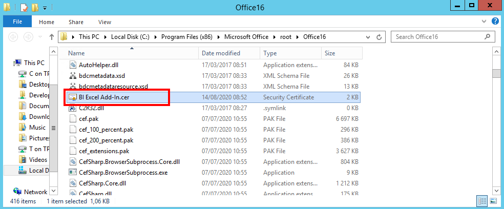 Azure Single Sign-On for Excel Add-In
