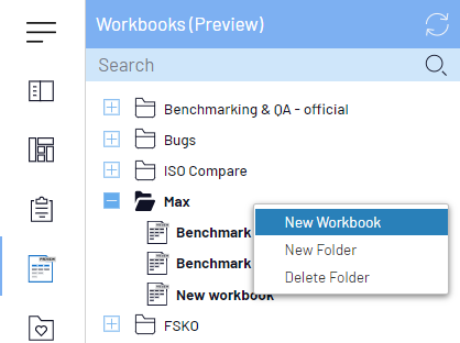 Creating a Workbook