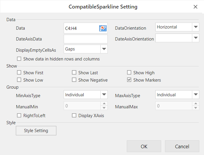 Line Sparklines