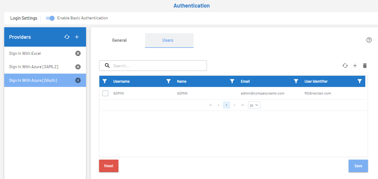 OAuth 2.0 Configuration Examples