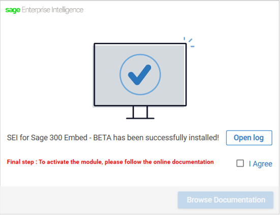 Installing SEI for Sage 300 Embed