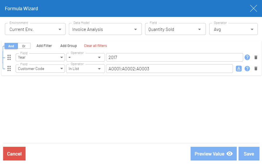 Workbook Formula Examples
