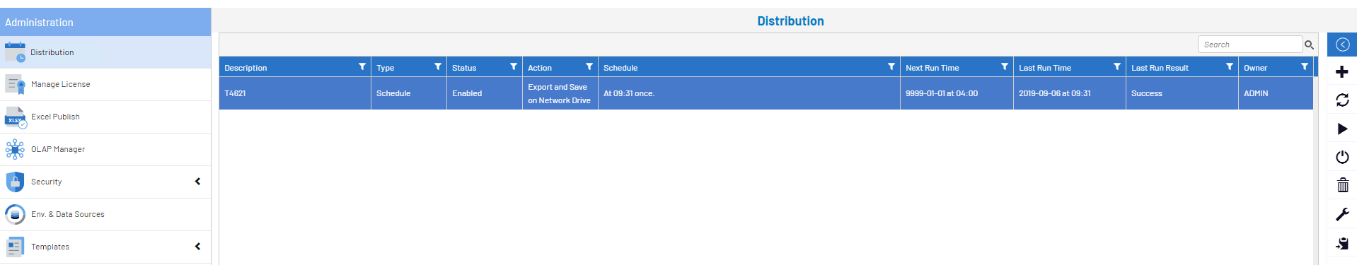 Distribution Page
