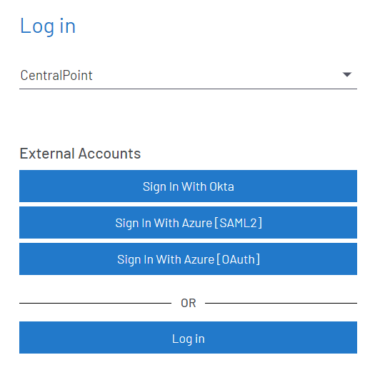 Logging In with SSO