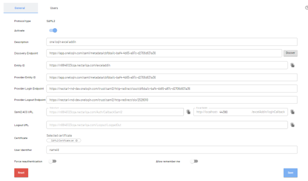 Configurer SAML 2.0 avec OneLogin