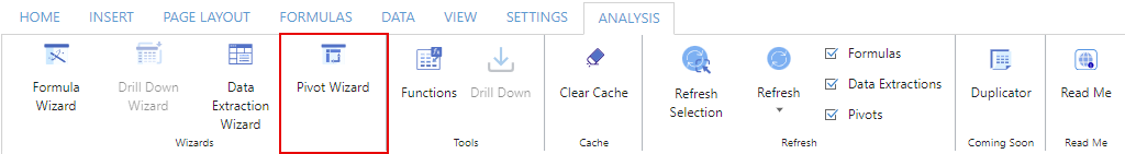 Pivot Wizard