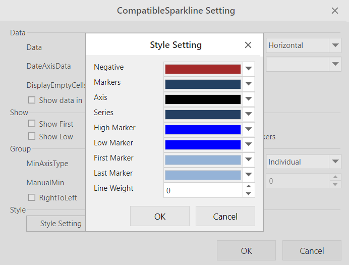 Line Sparklines