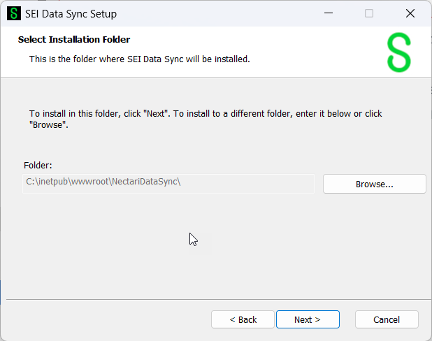 Étapes d'installation de DataSync