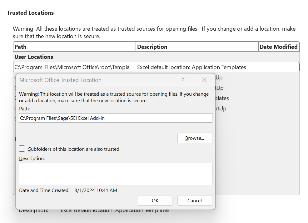 First Time Configuration