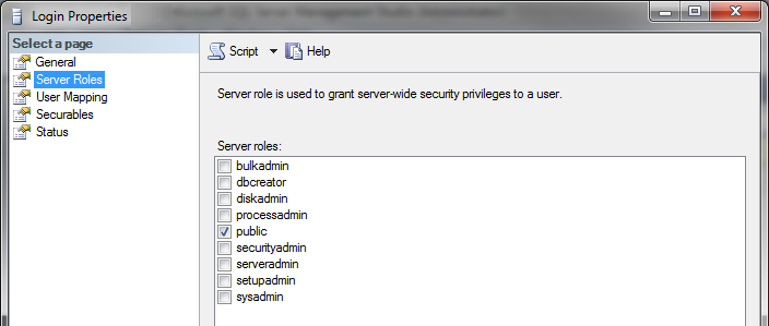 SQL Server Authentication