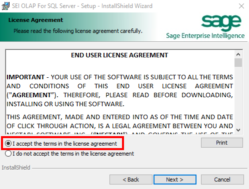 Installing OLAP for SQL Server Cube database