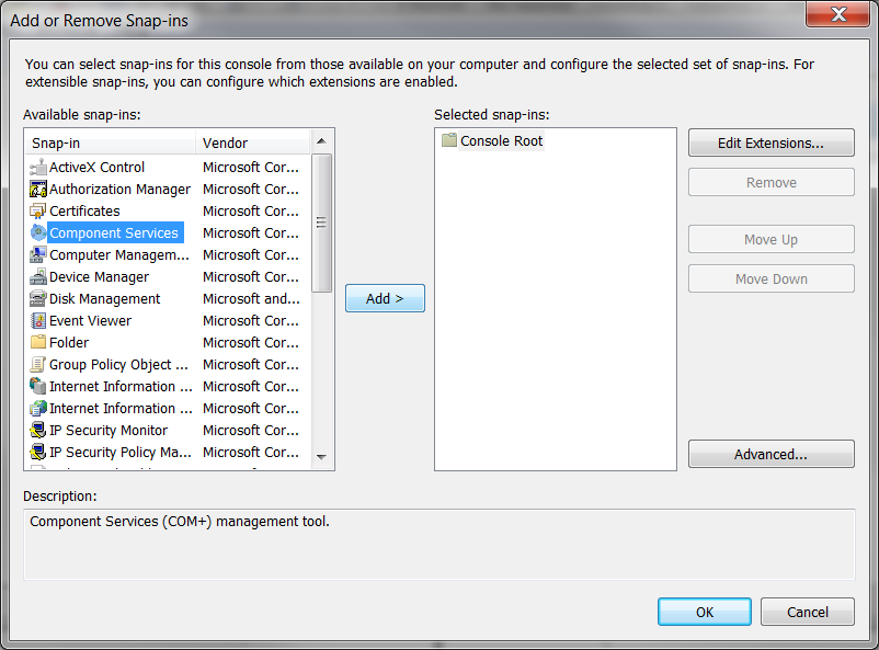 Configuration for the SEI Add-in Distribution