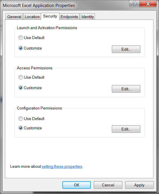 Configuration for the SEI Add-in Distribution