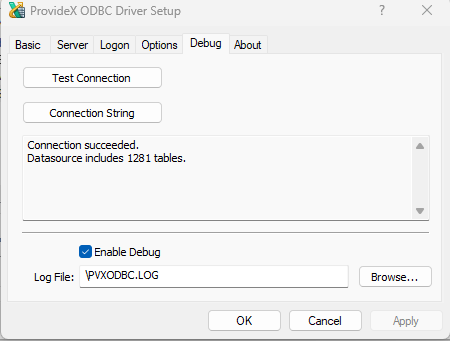 Debug Inconsistency Data within ODBC Driver for Sage 100 ProvideX